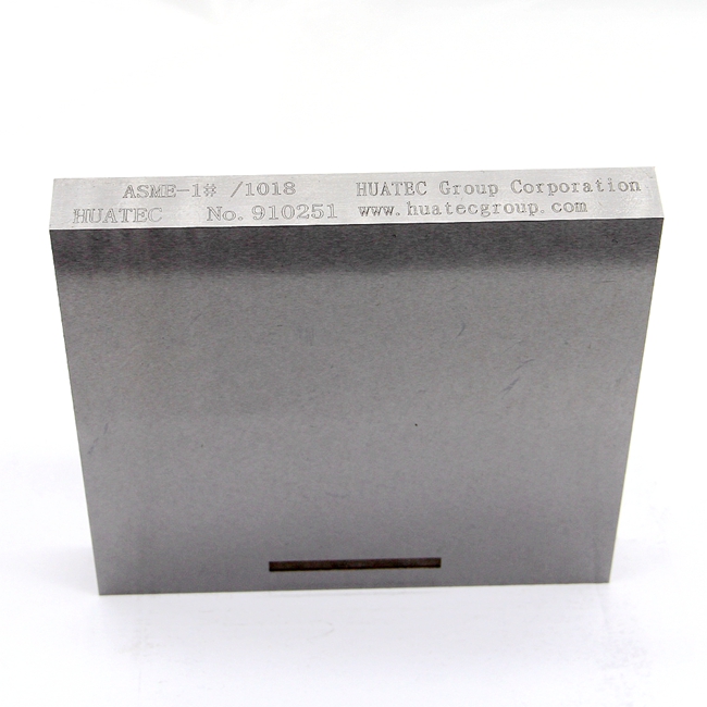 Carbon Steel Ultrasonic Asme 19mm Calibration Test Block