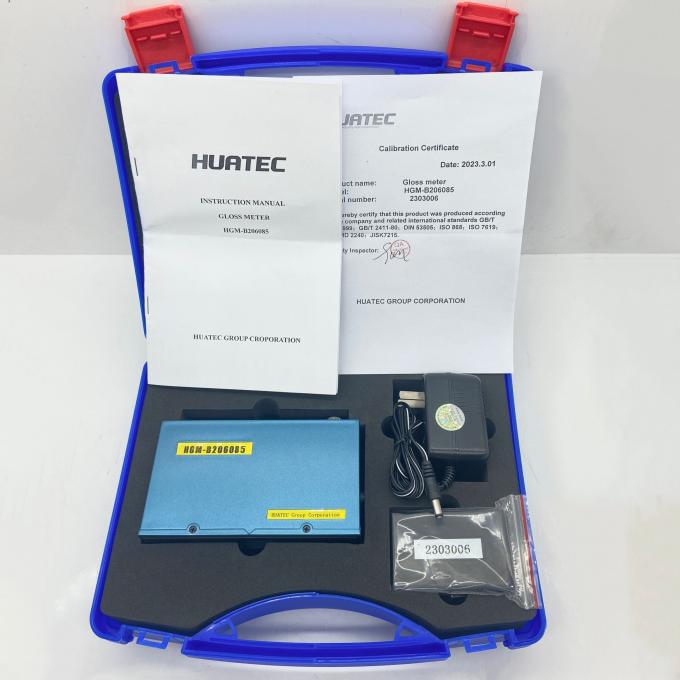 20/85/60 Degree Gloss Meter Triangle ISO 2813 ASTM-D2457 DIN 67530