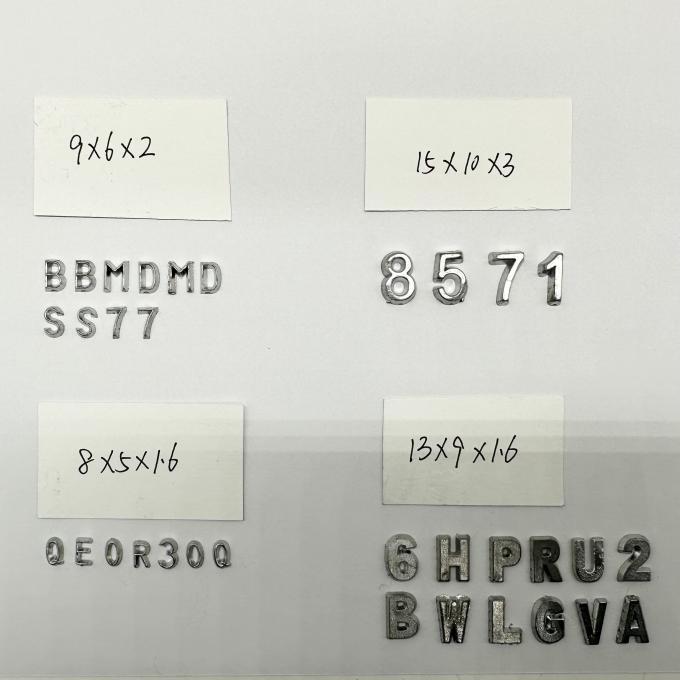 Optional NDT Accessories Lead Letter / Number For X Ray Flaw Detector