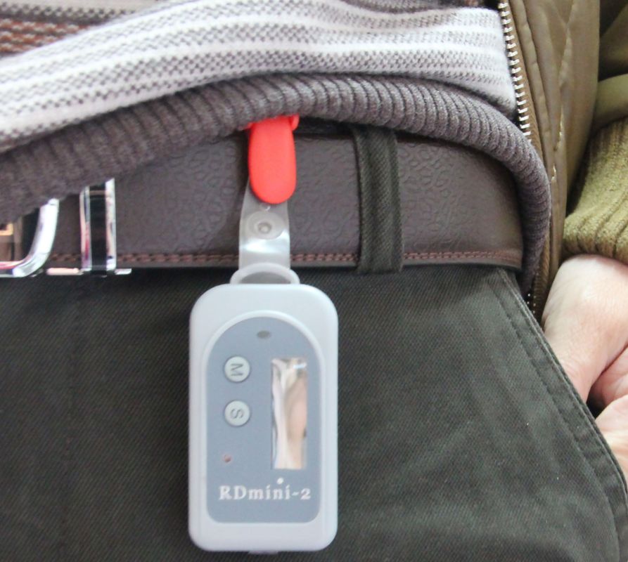 Mini Personal radiation monitors dosimeter HRD-II with Dose rate Range ...