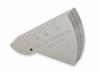 AWS - type DSC Ultrasonic Calibration Blocks for shear wave distance