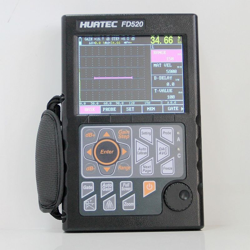 HUATEC Portable Ultrasonic Flaw Detectors 0-10000mm For NDT Ultrasonic ...