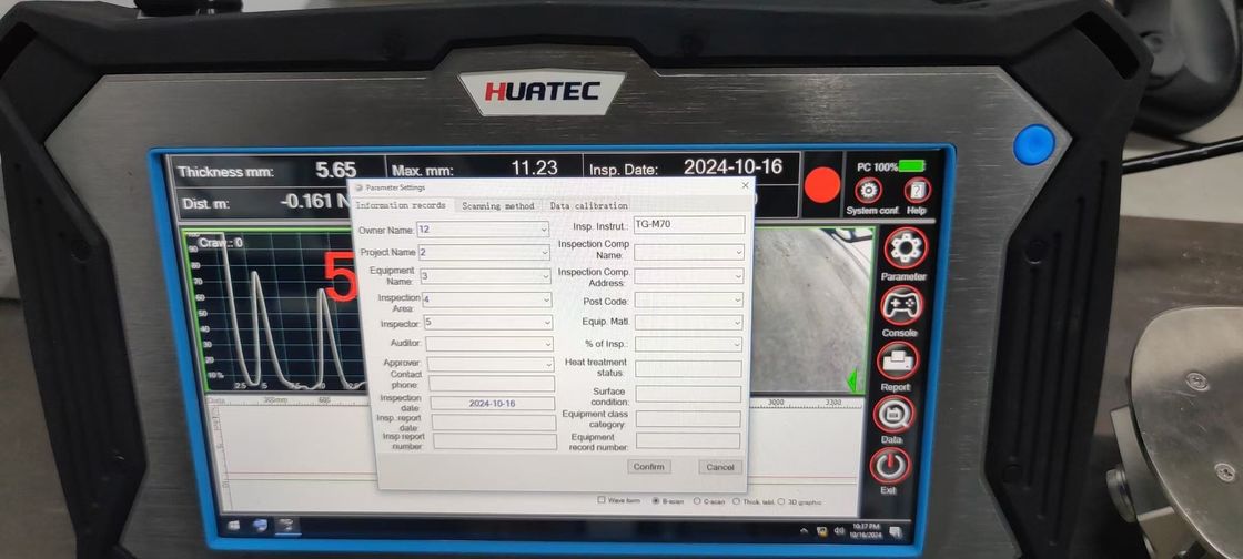 TG-M70C Magnetic Crawler Corrosion and Electromagnetic Ultrasonic ...