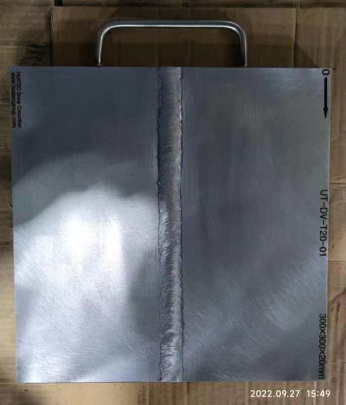 Flawed Test Specimens UT-PT-MT Weld Seam Test Block Defects 1/2/3 ...