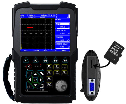 SD Card Portable Ultrasonic Flaw Detector A Scan B Scan FD600 Low Noise