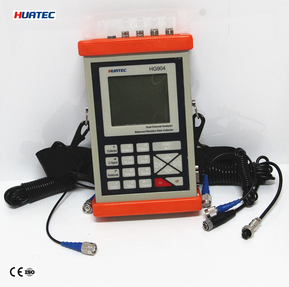 Handheld Dual Channel Portable Vibration Analyzer Balancer HG904 Data ...