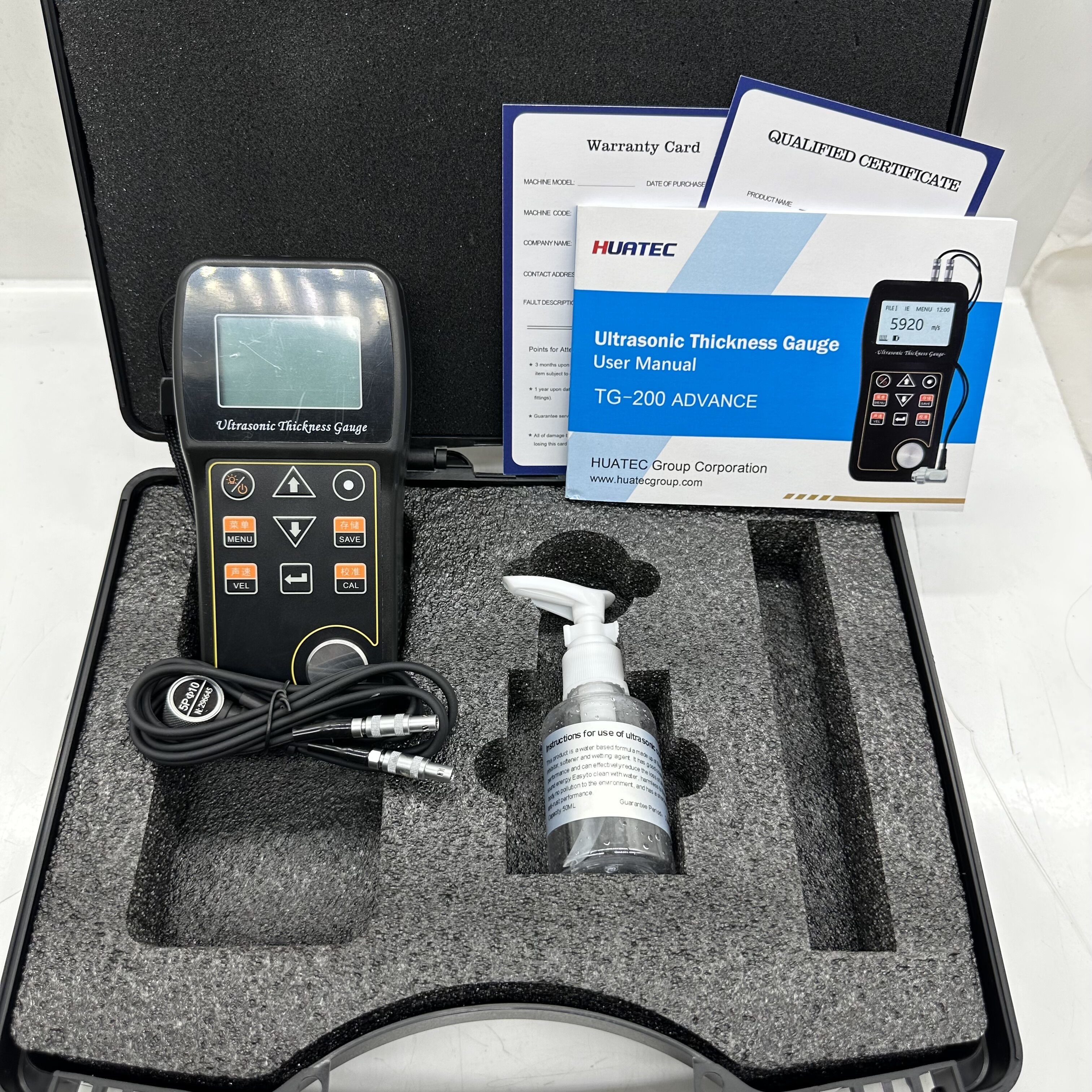 Multiple Echo Modes IE EE LED Screen Ndt Ultrasonic Thickness Gauge ...