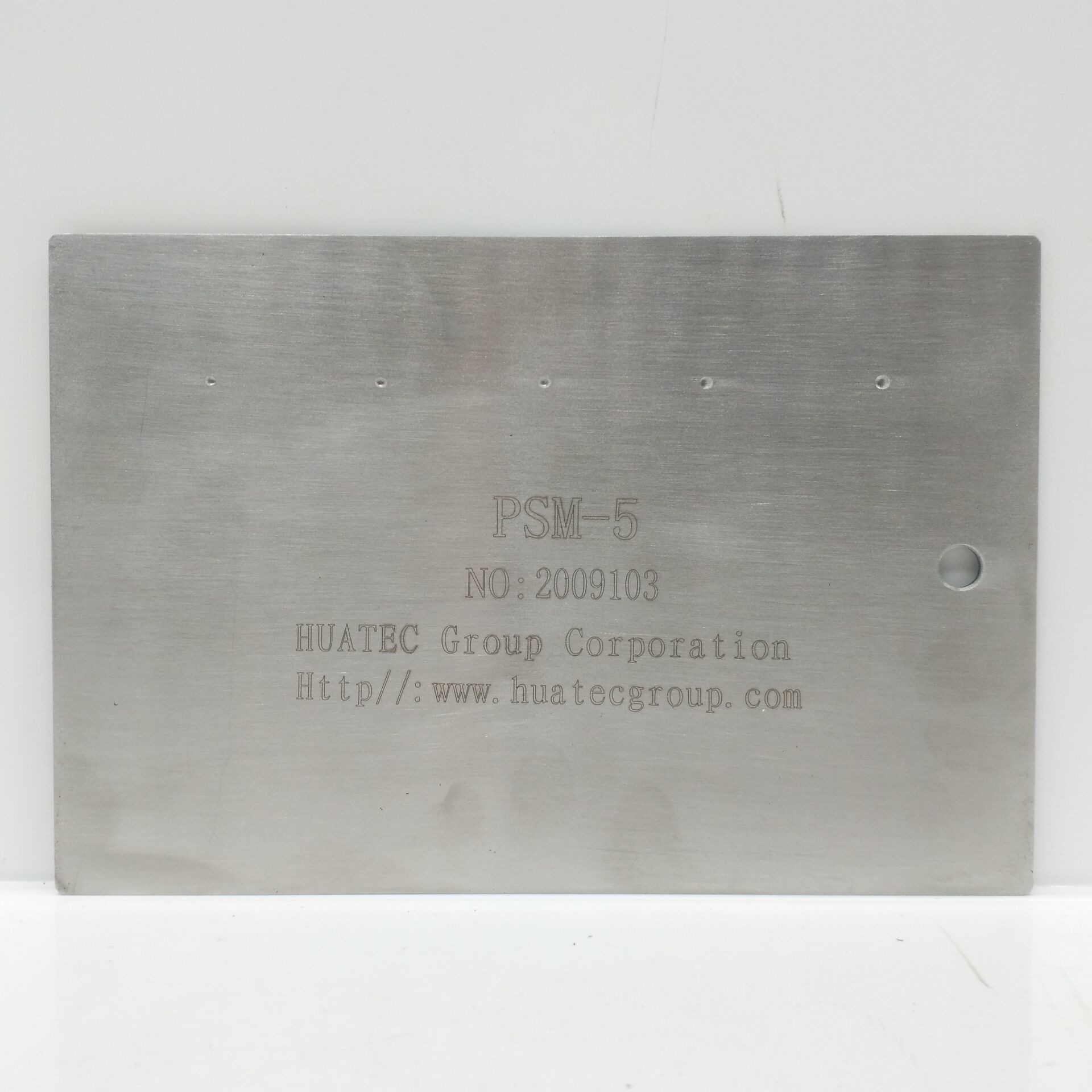 PSM-5 Five Point Fluorescent Penetration Reference Test Block