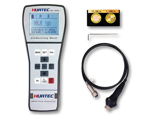 60KHz Sine Wave Digital Portable Eddy Current Electrical Conductivity ...