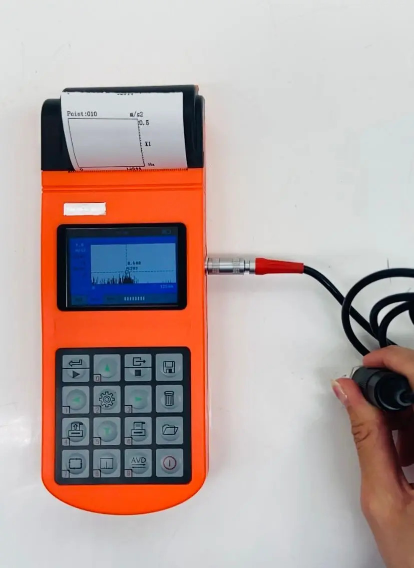 HG-6380 Real-Time Spectral Chart Piezoelectric Acceleration Vibration ...