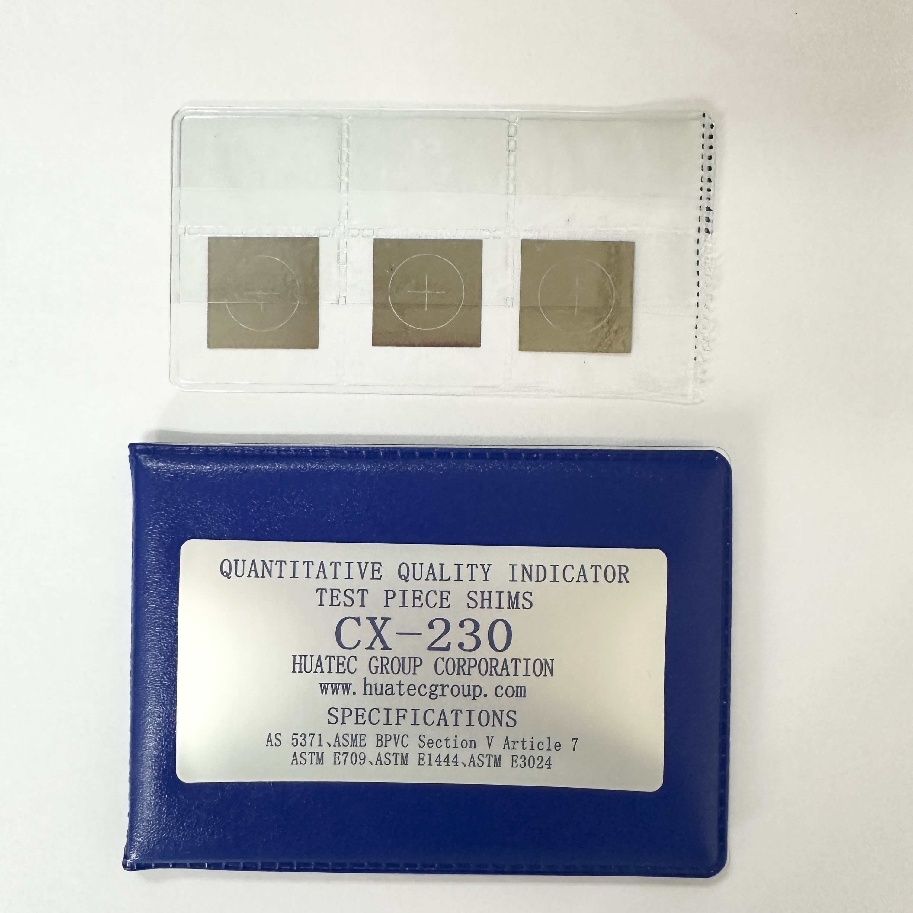 Magnetic Particle Test Piece Shims Quantitative Quality Indicator QQI ...