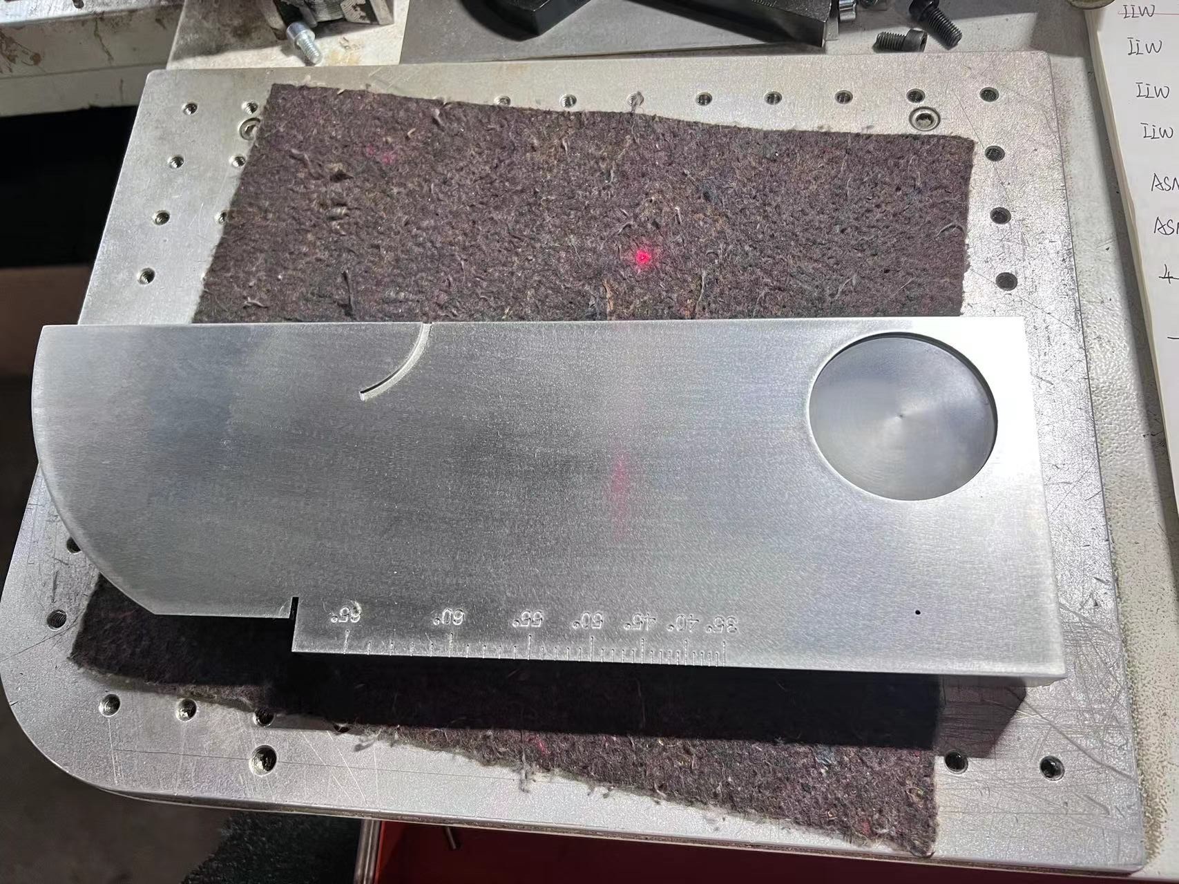 NDT Instruments Calibration Block IIW Type 1 Carbon Steel