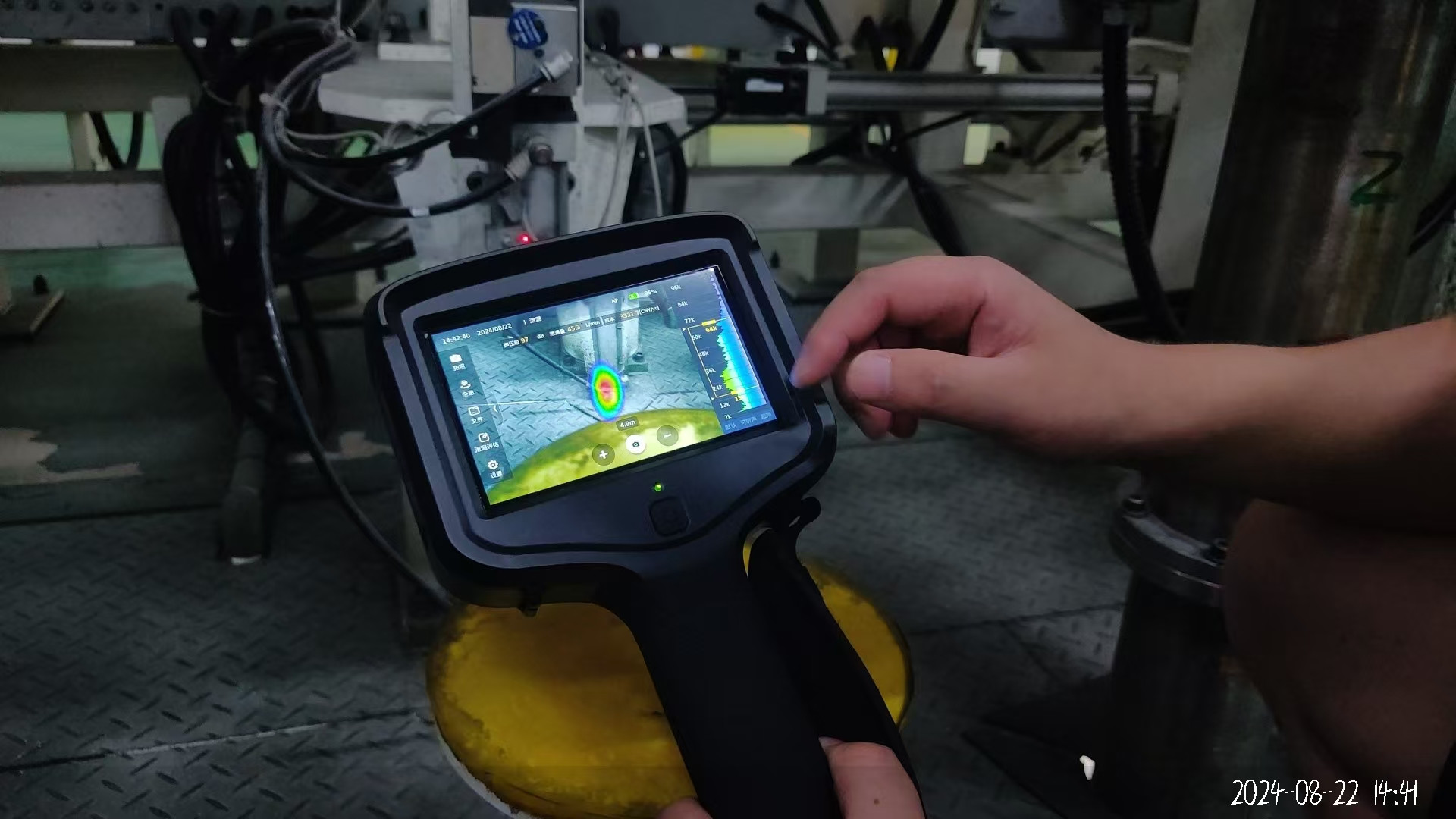 HFD-V100 Handheld Acoustic Image Camera Ultrasonic Sound Detector