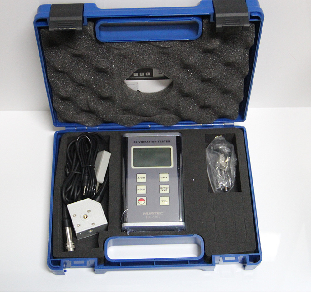 Piezoelectric 3d Xyz Three Axis Accelerometer Digital Portable With Lcd ...