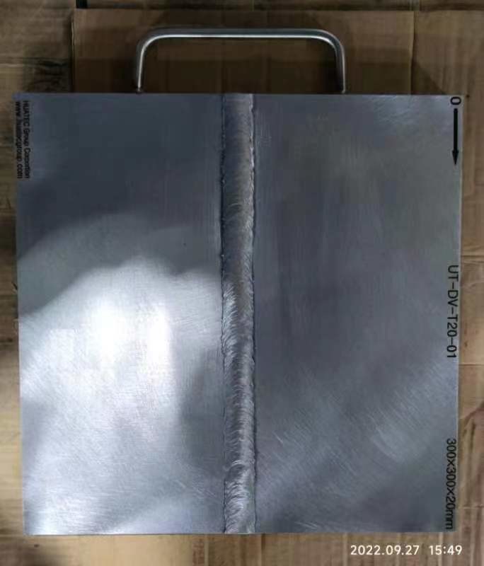 Flawed Test Specimens UT-PT-MT Weld Seam Test Block Defects 1/2/3 ...