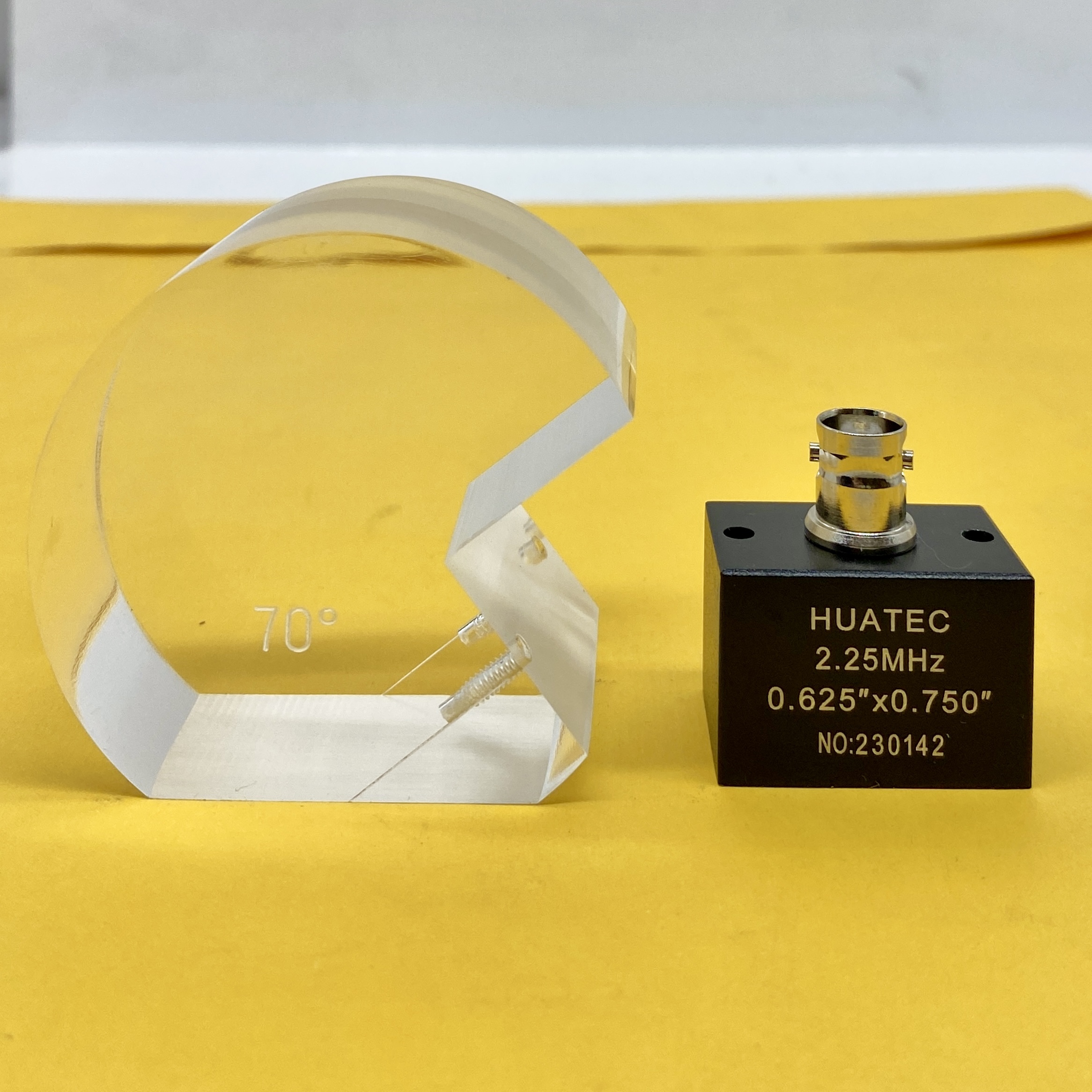 AWS Ultrasonic Weld Seam Probe 45° 60° 70° Angles 2-2.5MHz