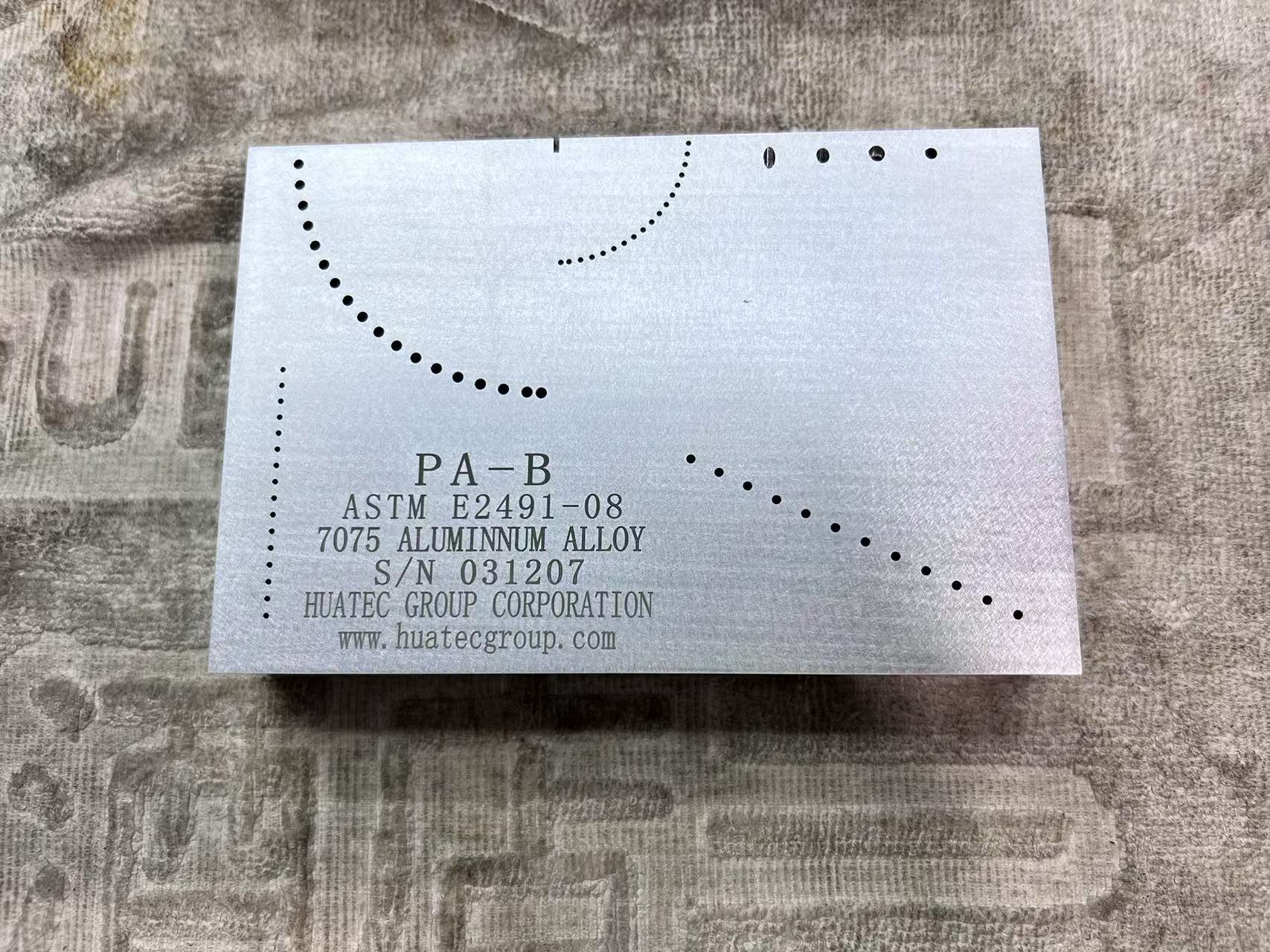 ASTM E2491 Phased Array Type B Block Calibration block - NDT Service
