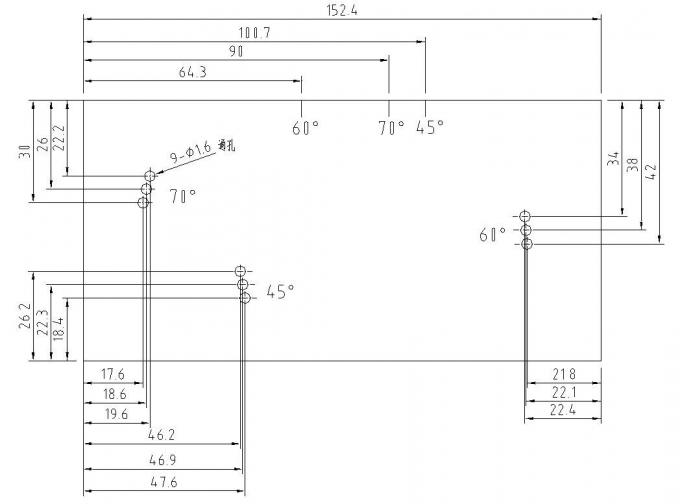 AWS RC Ultrasonic Reference Blocks for checking angle beam transducer ...