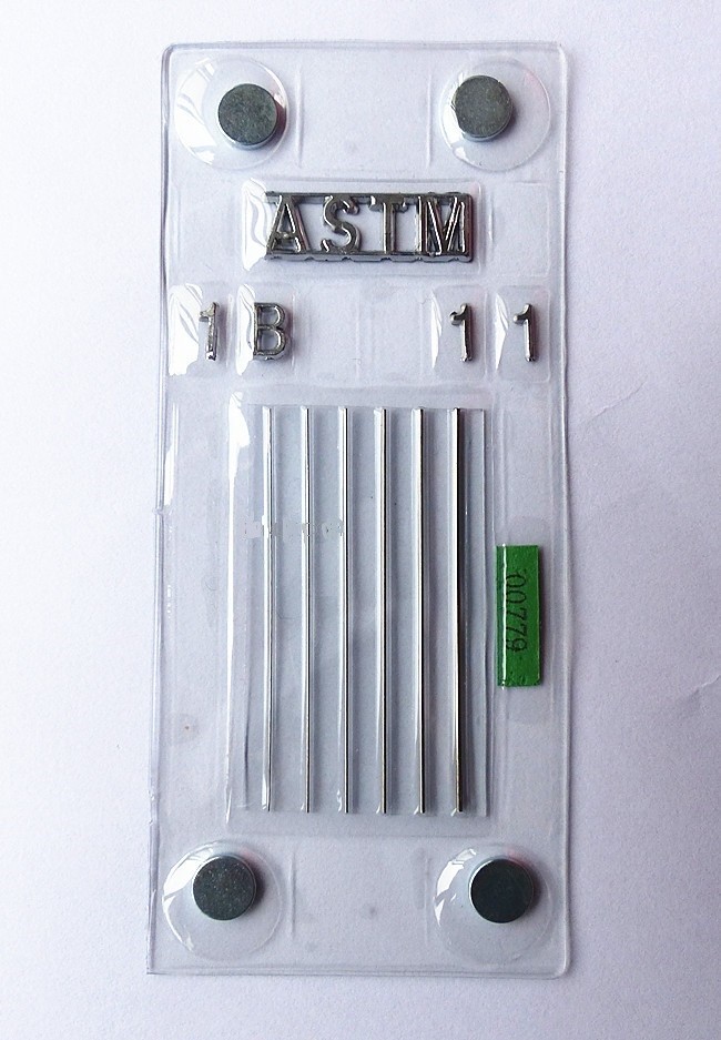 ASTM E747 Wire Type Penetrameter with The Material 1 - FE , 01 - Ti ...