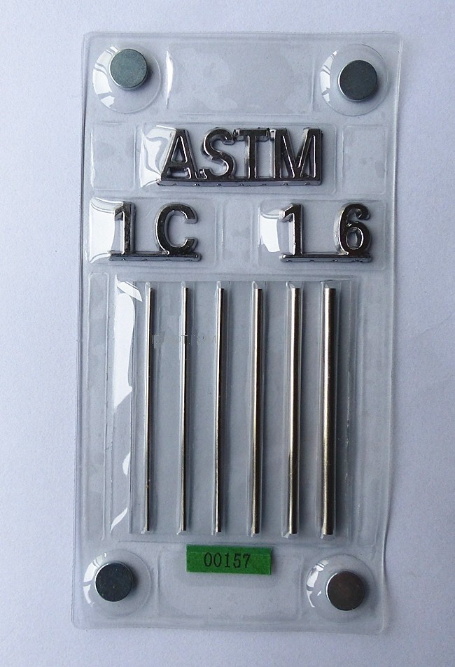ASTM E747 Wire Type Penetrameter with The Material 1 - FE , 01 - Ti ...