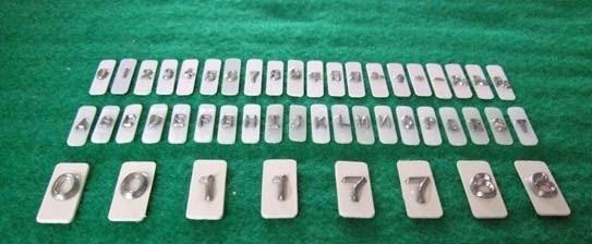 Radiographic Accessories X-Ray ID Markers Lead Letters Numbers for read ...