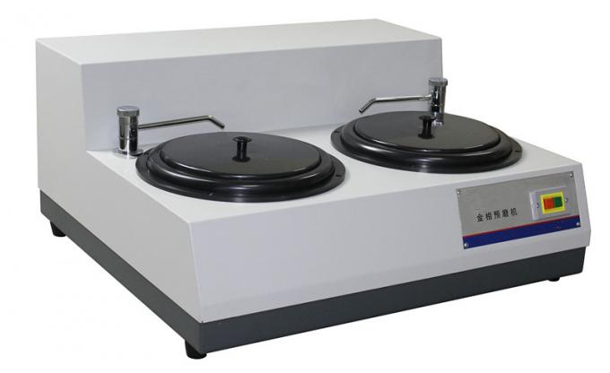 2 Discs 500 R / Min Metallographic Sample Preparation Equipment For ...