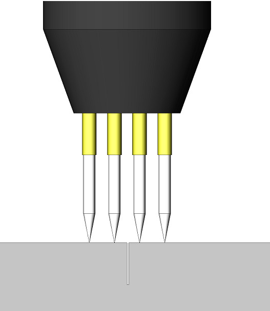 Digital High Precision Crack Depth Measuring Instrument Depth Measurement